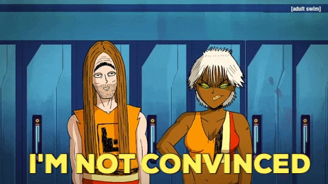 Not Convincing GIFs - Get the best GIF on GIPHY