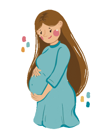Baby Woman Sticker by dekleinevogelaar for iOS & Android | GIPHY