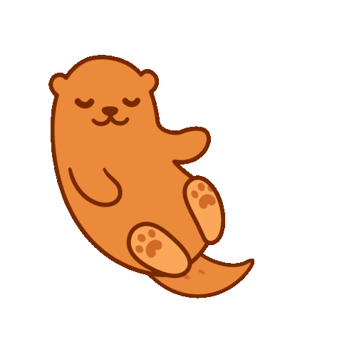 Chill Otter CBD Sticker for iOS & Android | GIPHY