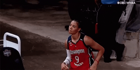 Happy Womens Basketball GIF by Washington Mystics - Find & Share on GIPHY