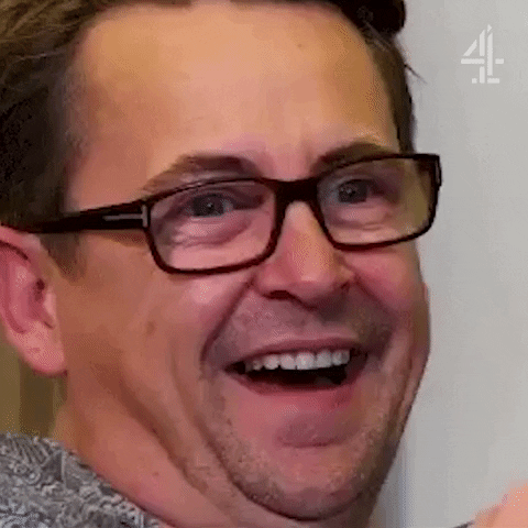 Happy Television GIF by Channel 4 - Find & Share on GIPHY