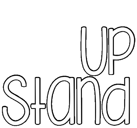 Standing Stand Up Sticker for iOS & Android | GIPHY