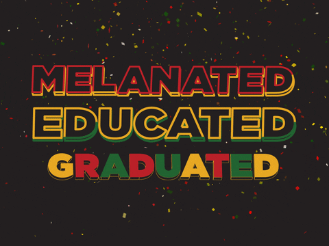 High School Education GIF by Black High School Graduation - Find ...