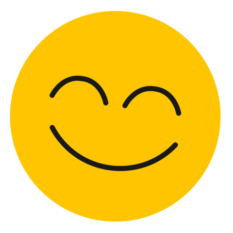 Happy Face Sticker by EF Ultimate Break for iOS & Android | GIPHY