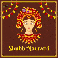 Happy Navratri Animated Gif