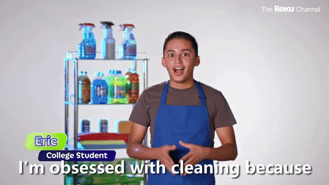Squeaky Clean GIF by The Roku Channel - Find & Share on GIPHY