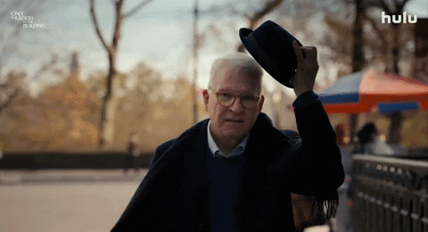 Steve Martin Hat GIF by HULU - Find & Share on GIPHY