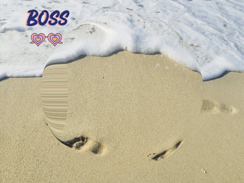 Footprints In The Sand GIFs - Get the best GIF on GIPHY
