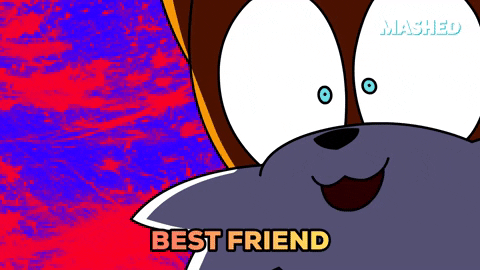 Best Friends Animation GIF by Mashed - Find & Share on GIPHY
