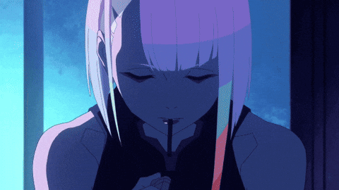 Smoke Smoking GIF by Cyberpunk: Edgerunners - Find & Share on GIPHY