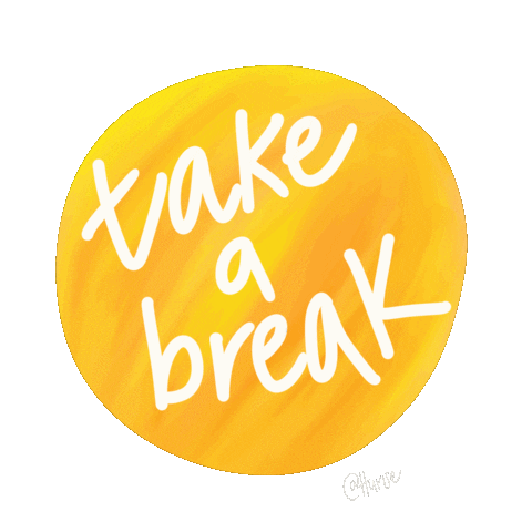Break Time Rest Sticker by Texas Tech University RISE for iOS & Android ...