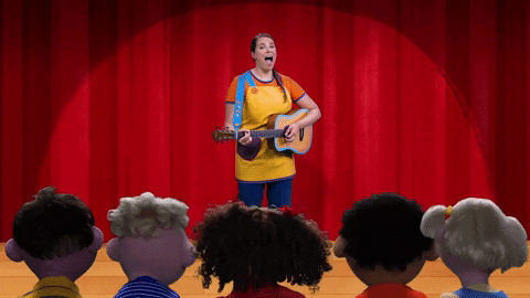 Uh Huh Singing GIF by Super Simple - Find & Share on GIPHY