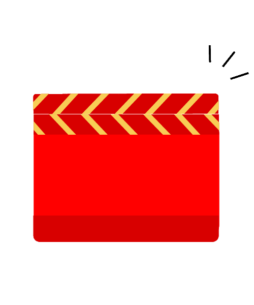 Clapper Board Sticker by YouTube for iOS & Android | GIPHY