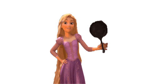 Tangled Frying Pan Gif