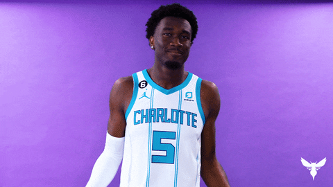 Mark Williams Shrug GIF by Charlotte Hornets - Find & Share on GIPHY