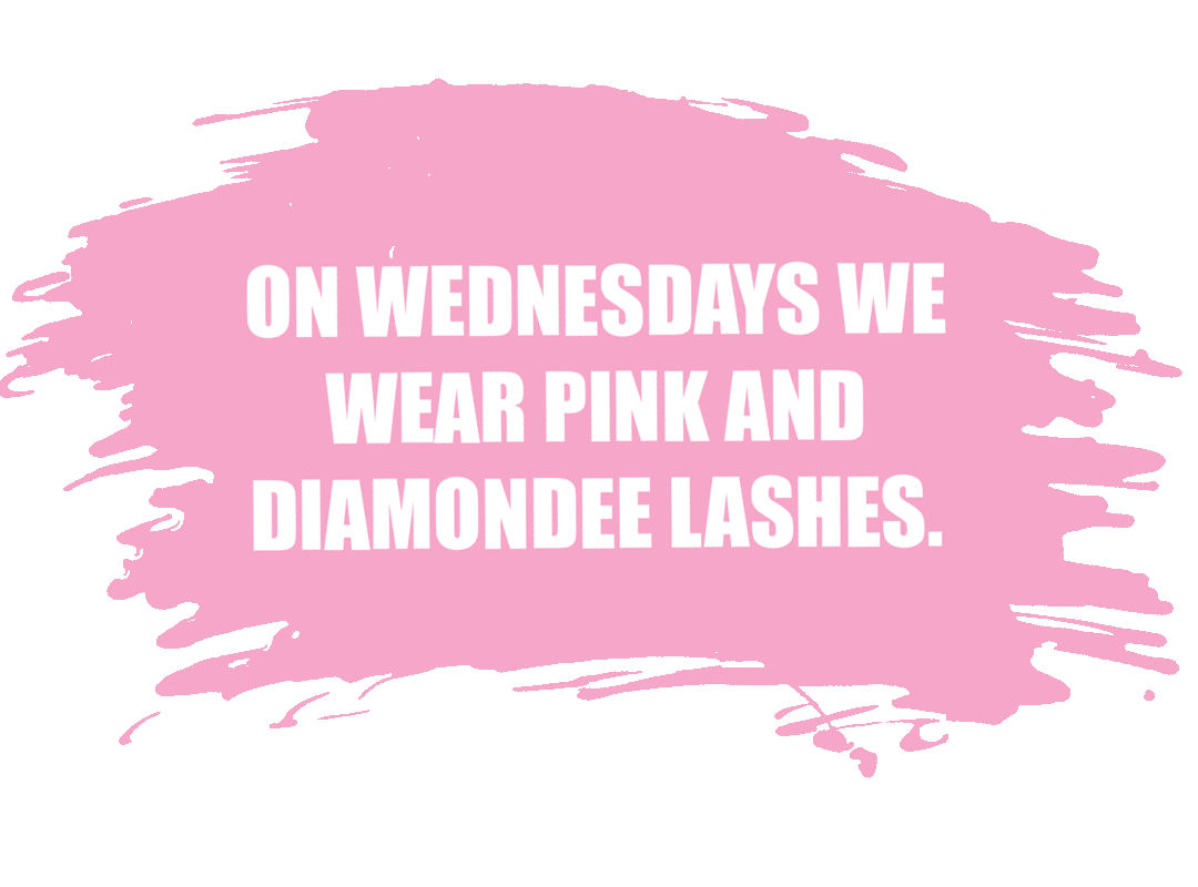 Pink Wednesday Sticker by Diamondee Lashes for iOS & Android | GIPHY