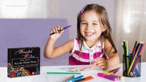 Art Painting Artist GIF by Drawlish - Find & Share on GIPHY