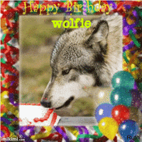 Happy Wolf Gif