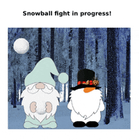 Throwing Snowballs Gif
