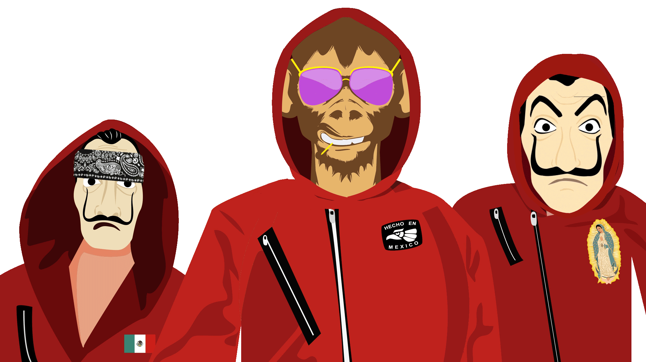 Party Monkey Sticker by turnupmonkey for iOS & Android | GIPHY