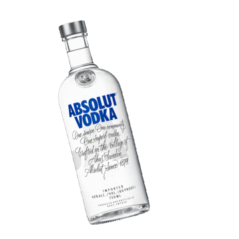 Absolut Bottle Sticker by Absolut Vodka for iOS & Android | GIPHY