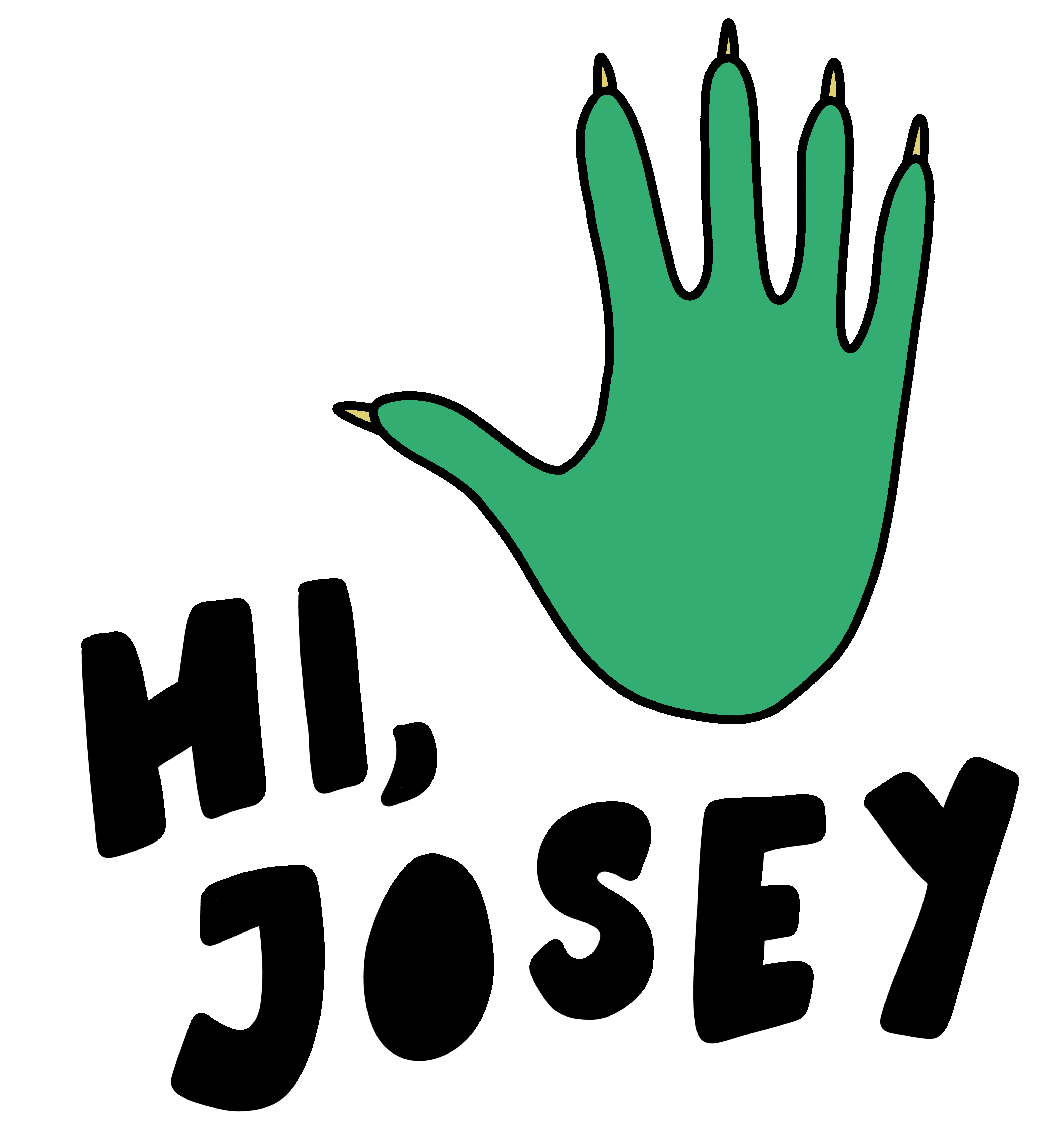 Wave Hello Sticker by Josey Records for iOS & Android | GIPHY