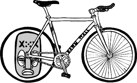 Fixie Bike Stickers