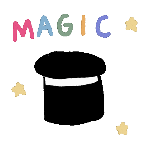 Top Hat Magic Sticker by Jonny Bummers for iOS & Android | GIPHY