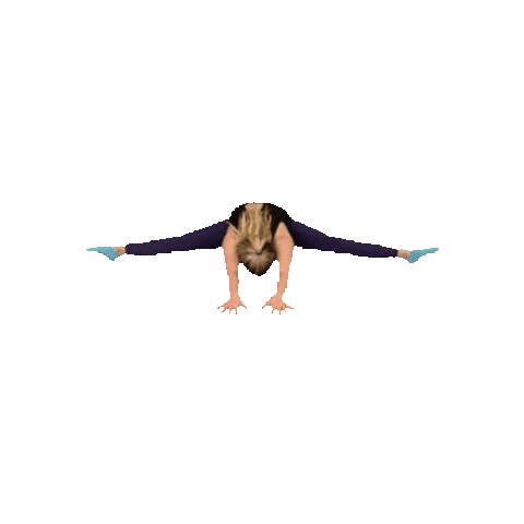 Stretch Split Sticker by OpenBarre for iOS & Android | GIPHY