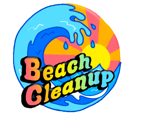 Climate Change Beach Sticker by megan motown for iOS & Android | GIPHY