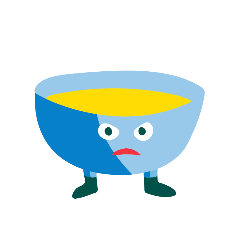 Angry Bowl Sticker by OMYMAISON for iOS & Android | GIPHY