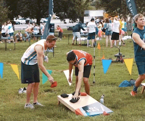 Fun Cornhole GIF by DC Fray - Find & Share on GIPHY