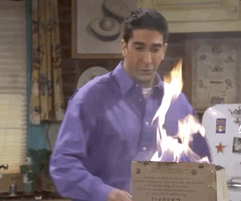 Season 3 Fire GIF by Friends - Find & Share on GIPHY