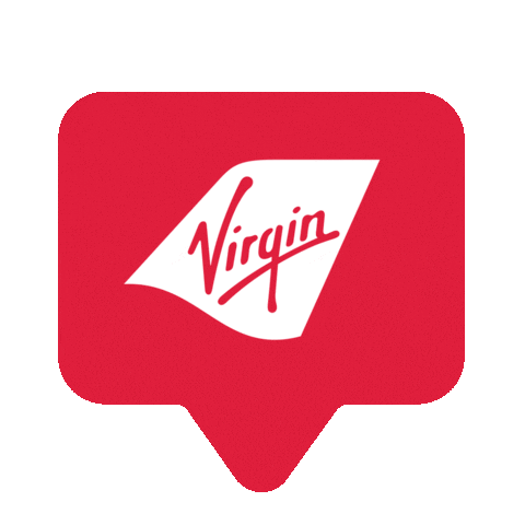 Heart Love Sticker by Virgin Atlantic for iOS & Android | GIPHY