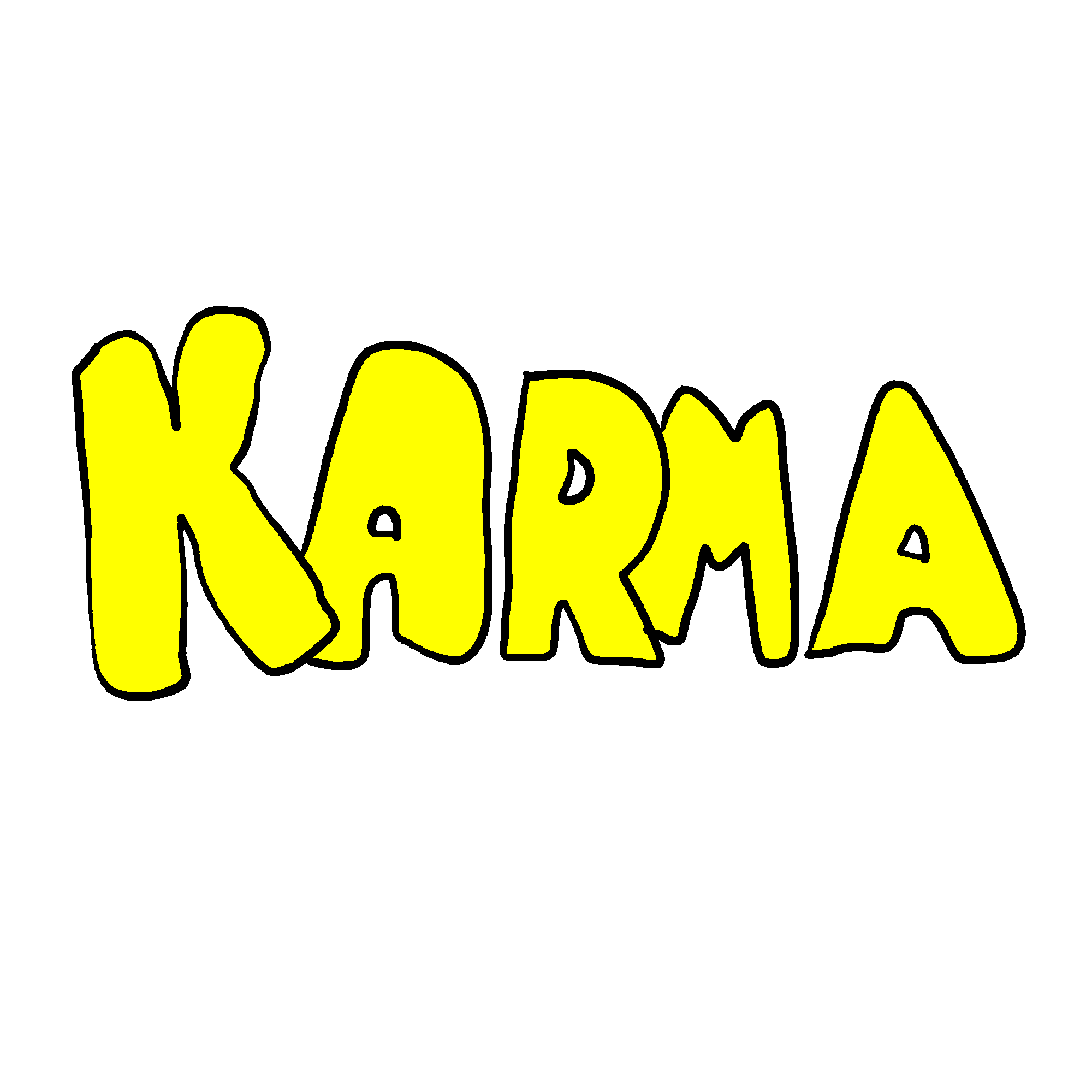 Karma Sticker by deladeso for iOS & Android | GIPHY