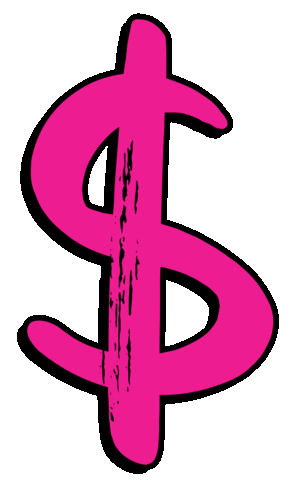 Pink Money Sign