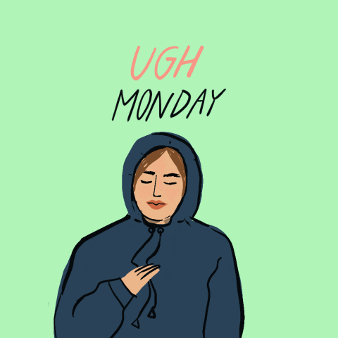 Monday Morning Loop GIF by BrittDoesDesign - Find & Share on GIPHY