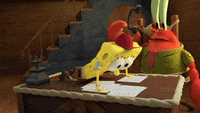 GIF Con La Pesca Delle Meduse Di Spongebob