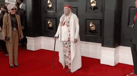 Joni Mitchell GIF by Recording Academy / GRAMMYs - Find & Share on GIPHY