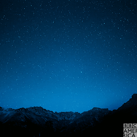 Starry Night Stars GIF by BBC America - Find & Share on GIPHY