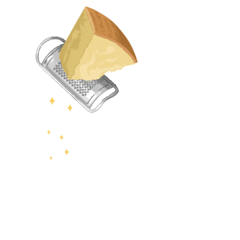 Cheese Grating Sticker by Parmigiano Reggiano for iOS & Android | GIPHY