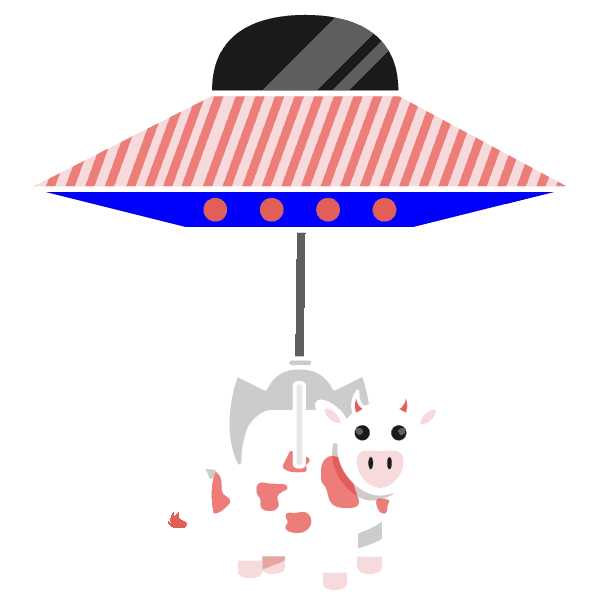 Space Cow Sticker by yip yips for iOS & Android | GIPHY