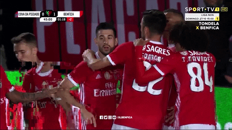 High Five Sl Benfica GIF by Sport Lisboa e Benfica - Find & Share on GIPHY