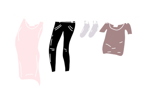 Clothes Cleaning Sticker by feierSun for iOS & Android | GIPHY