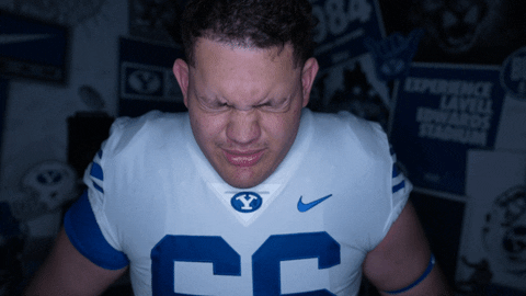 Byu Football Mind Blown GIF by BYU Cougars - Find & Share on GIPHY