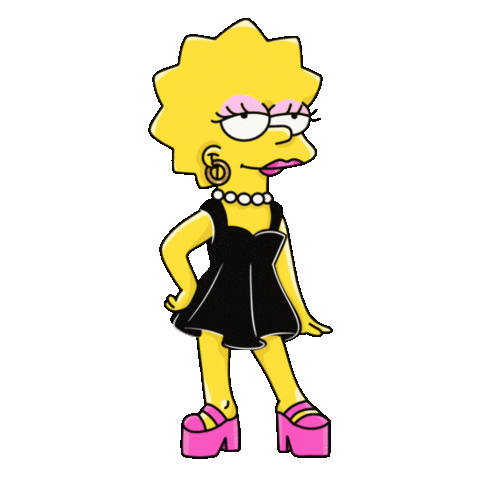 Lisa Simpson Simpsons Sticker for iOS & Android | GIPHY