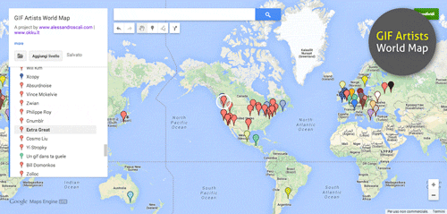 Artists World Map GIFs - Get the best GIF on GIPHY