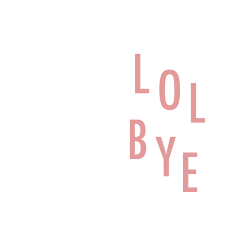 Lol Goodbye Sticker by Blossom for iOS & Android | GIPHY