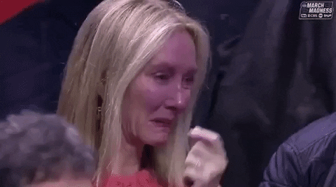 Sad College Basketball GIF by NCAA March Madness - Find & Share on GIPHY