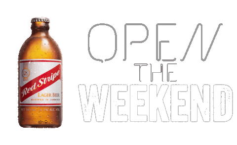 Beer Weekend Sticker by RedStripe for iOS & Android | GIPHY
